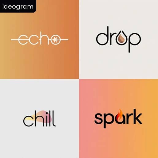 Smart And Minimal Text Logo Designs | Ideogram Prompt
