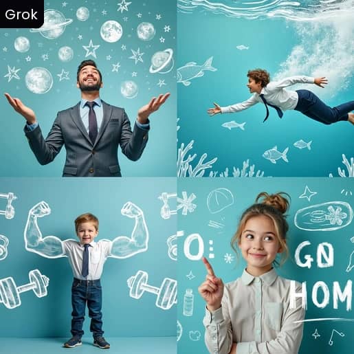 Drawn into Dynamic Illustrations | Grok Prompt