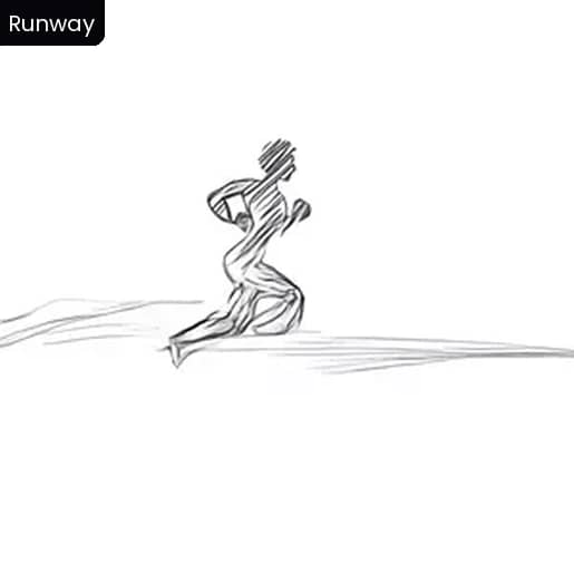 AI Generated One-Line Art Animation | Runway Prompt