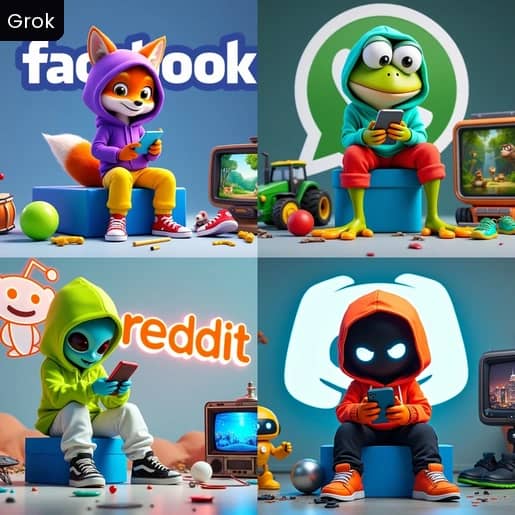 Social Media Digital Character Avatar | Grok Prompt