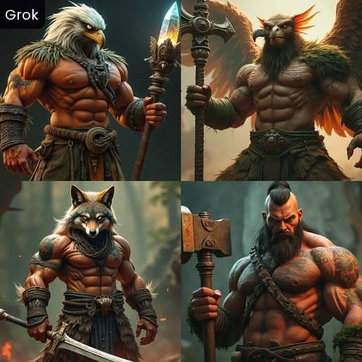 Generating Stylized Game Characters | Grok Prompt